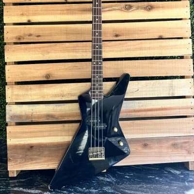 Charvel Pre Pro Explorer Bass 1981 Black | Reverb