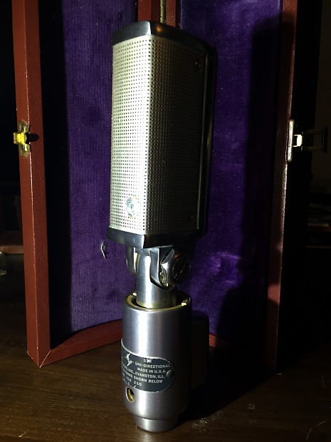 Shure SM330 Johnny Carson Ribbon Microphone Polished steel | Reverb