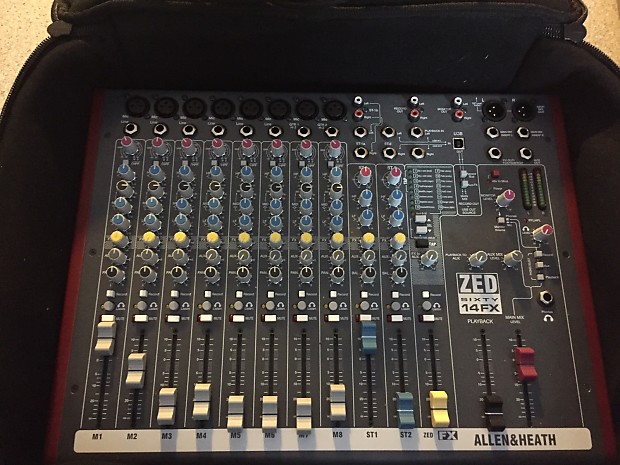 Allen and Heath Zed 60 14FX with Gator case | Reverb