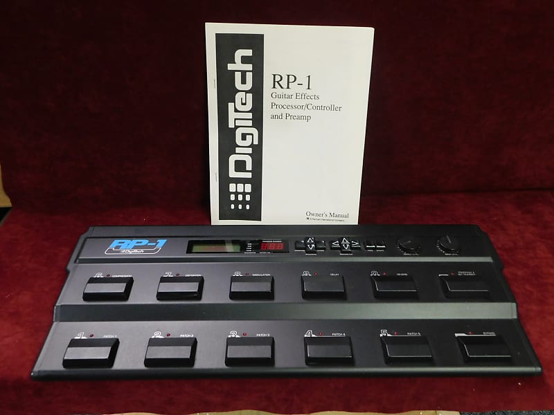 Digitech RP-1 Guitar Effects Processor with Gig Bag! | Reverb