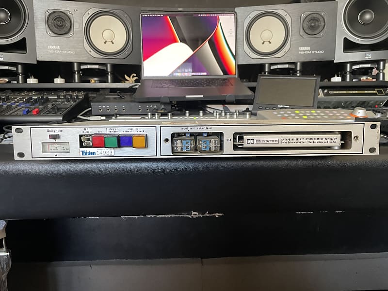 Dolby A-Type 361 w/ Cat No. 22 Card 1980's - Silver | Reverb