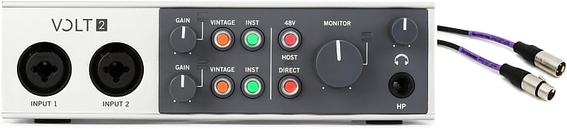Universal Audio Volt 2 USB-C Audio Interface Bundle with Pro | Reverb