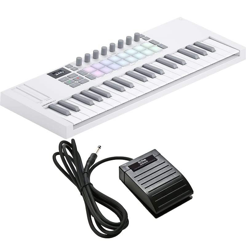 Novation Launchkey Mini 37 Mk4 Keyboard Controller - White | Reverb