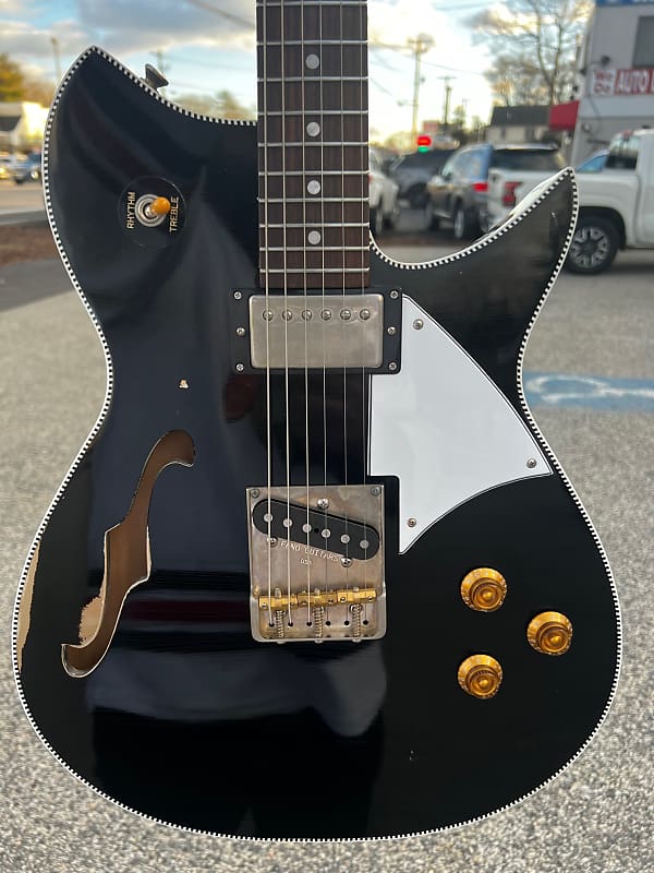 2022 Fano Alt de Facto RB6 Thinline Guitar - Bull | Reverb Australia