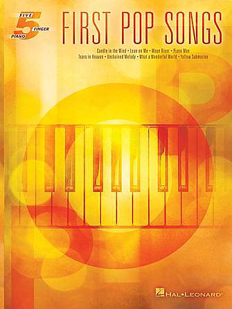 First Pop Songs Five Finger Piano Songbook | Reverb