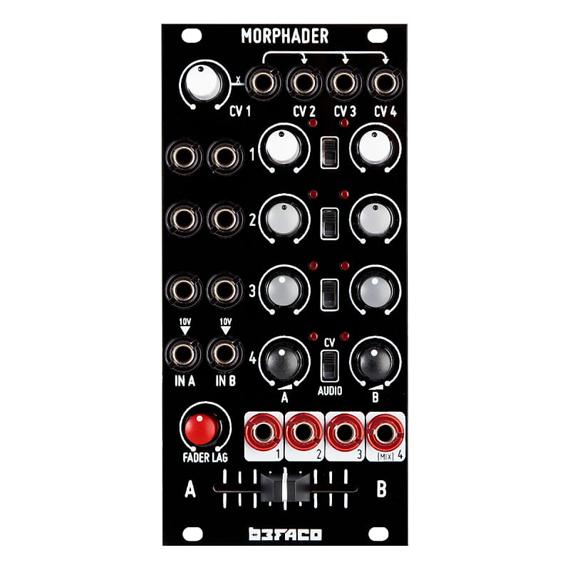 Befaco Morphader Eurorack 4 Channel Crossfader Module | Reverb