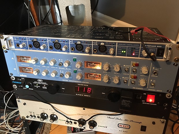 Orban 424a (dual gate / compressor / limiter / de-esser) | Reverb