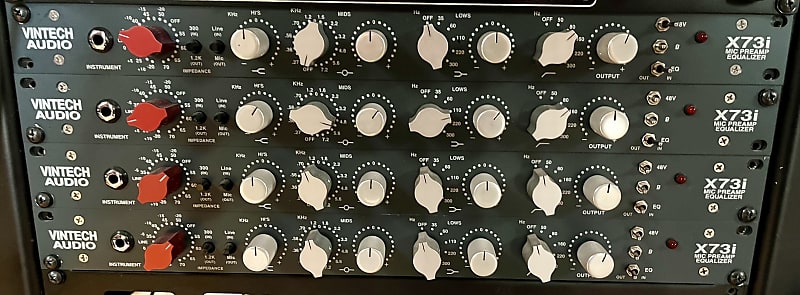 4x Vintech Audio X73i, PSU and Cables | Reverb