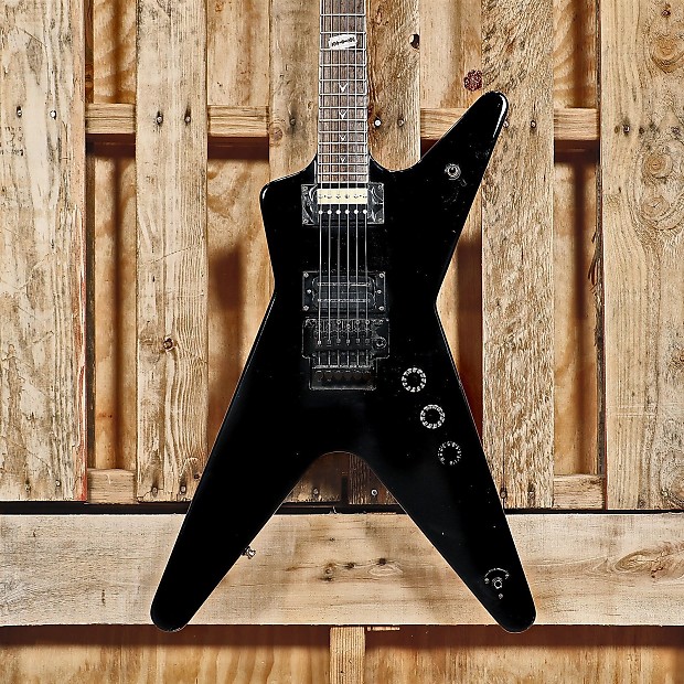 Dean Dime Shadow ML MIK w/OHSC 2000's Black | Reverb