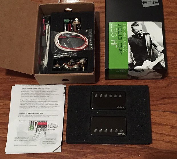 Emg Jh James Hetfield Het Set Pickups | Reverb