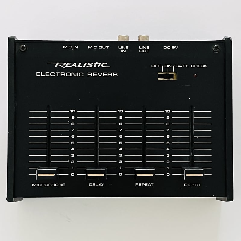 Realistic Electronic Reverb / Echo / Overdrive [BBD Analog | Reverb