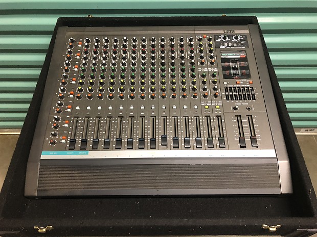 LEM MultiMix Mark II 12+8 Powered Mixer 2000s Black w/Digital | Reverb