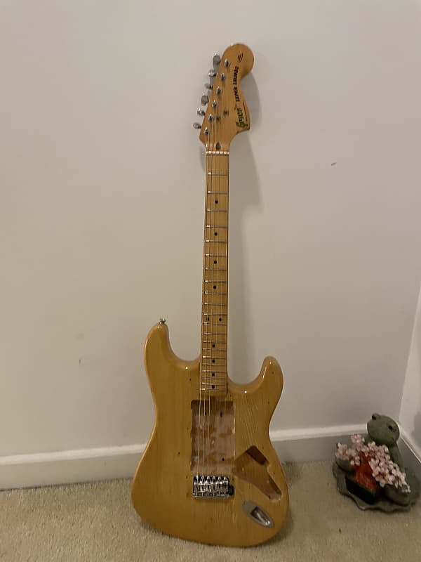Greco Super Sounds SE-500 Strat Husk c. 1970s - Natural | Reverb