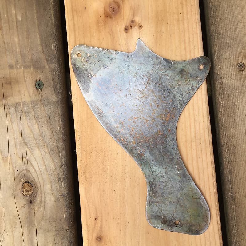 Rusted Relic LPJR Textured Rust pickguard upgrade. distressed | Reverb