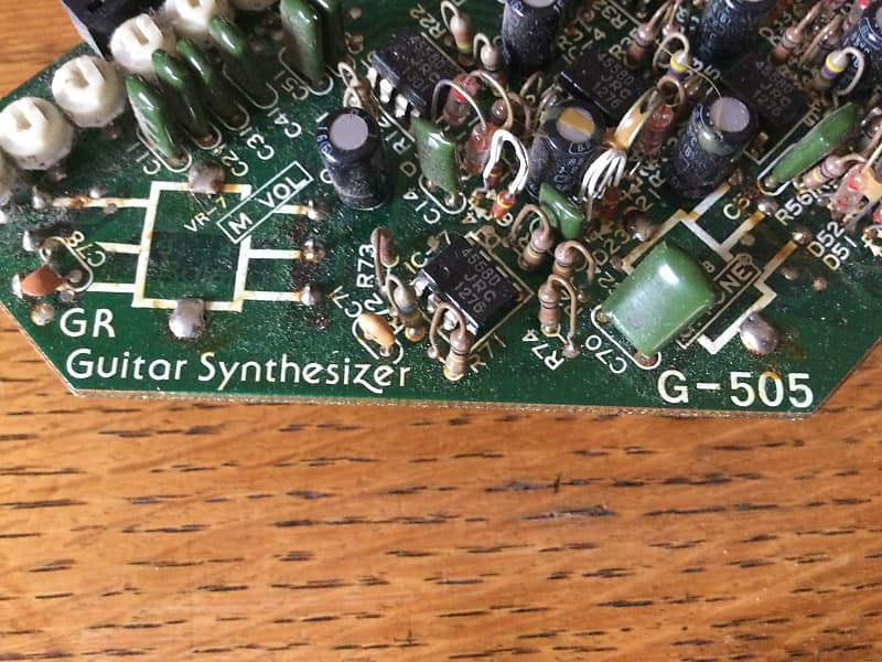 Roland G-505 Guitar Synthesizer 24 pin pickup, circuit board | Reverb