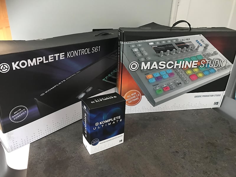 NI Maschine Studio (White) with Komplete Kontrol S61 and | Reverb