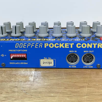 Doepfer Pocket Control Very Rare! Blue / Black Camo Finish | Reverb