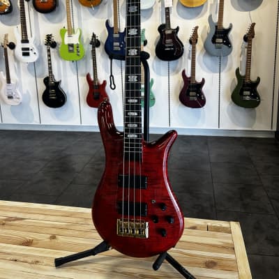 Spector Euro 4 Rudy Sarzo Sign., Scarlet Red / Ebony | Reverb