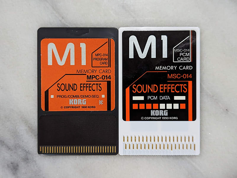 Korg M1 Sound Effects MPC-014 ROM Memory Cards | Reverb