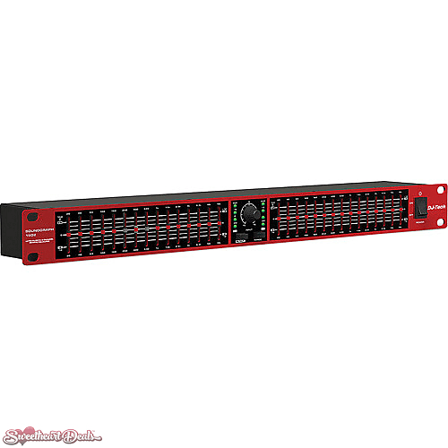 DJ-Tech Soundgraph 1502 2-Channel 15-Band Graphic Equalizer | Reverb