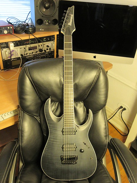 Ibanez RGAIX6FM Iron Label Transparent Gray | Reverb