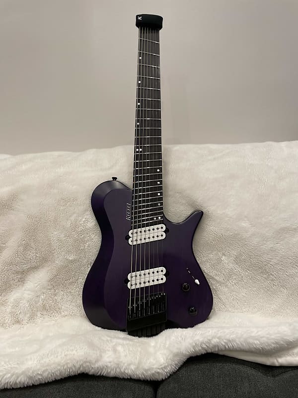 Kiesel Zeus 8 String - Raw Tone Satin Purple | Reverb