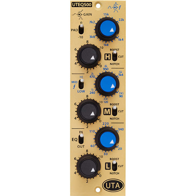 Undertone Audio UTEQ500 Console EQ for 500 Series | Reverb
