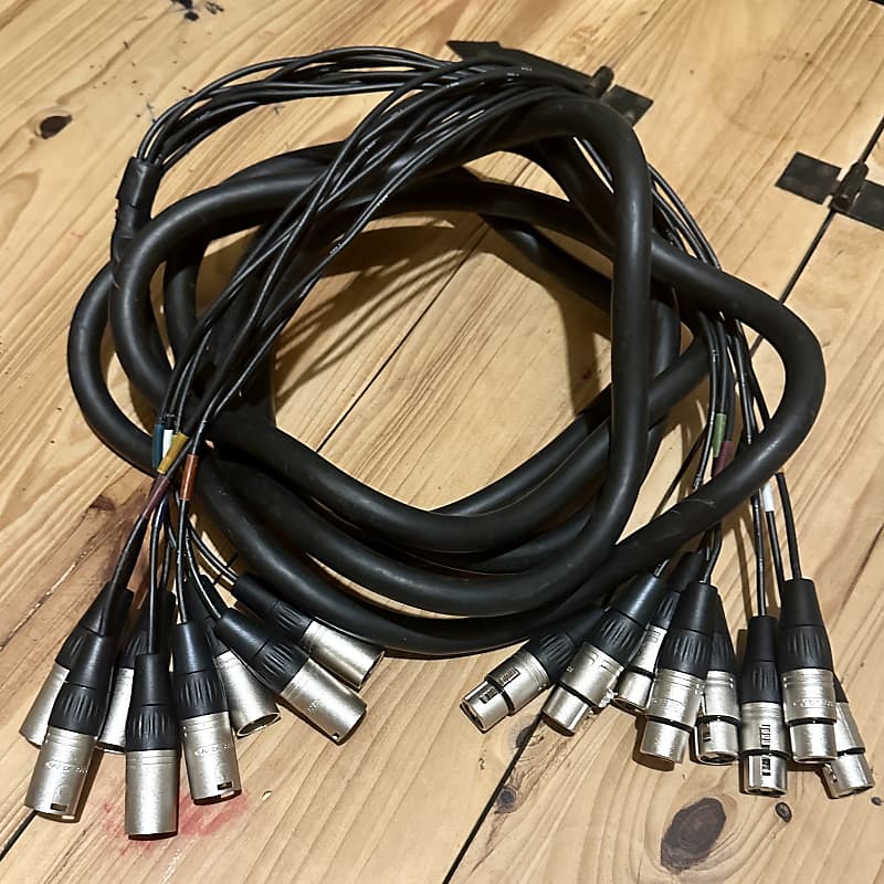 8 Way XLR Multicore Loom Snake 5m Studio Cable Lead | Reverb