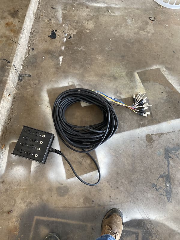 StageMaster 50ft Snake Snake Black | Reverb