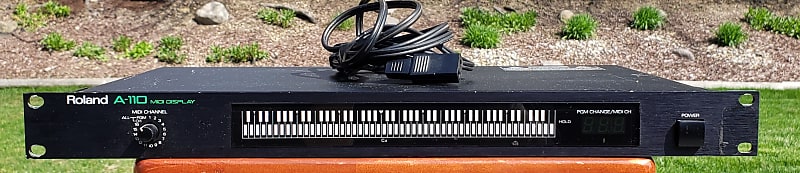 Rare Roland A-110 Midi Display Rackmount Made in Japan MIJ | Reverb