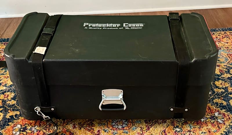 Protechtor XL Trap Case Drum Percussion Road Case with Wheels | Reverb