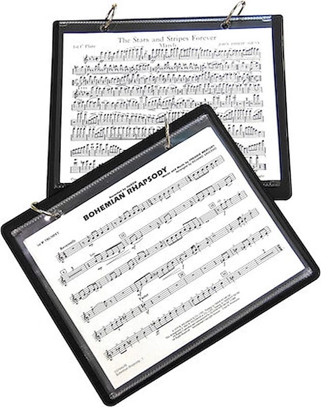 Marlo Marching Band Flip Folder With 5 Window Sleeves | Reverb