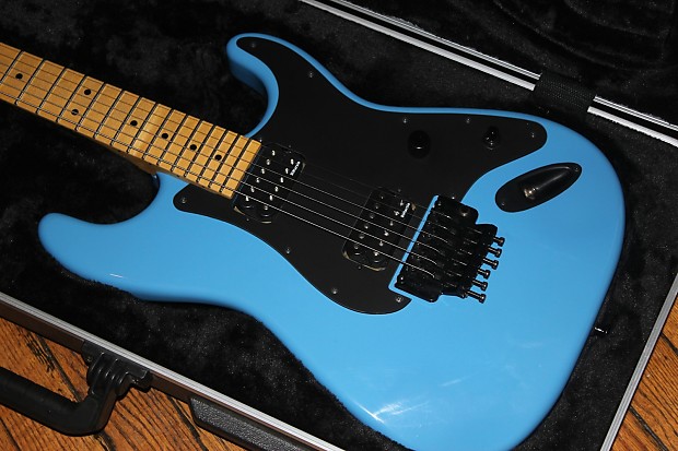 Clean -blue Charvel So Cal MIJ with case! | Reverb