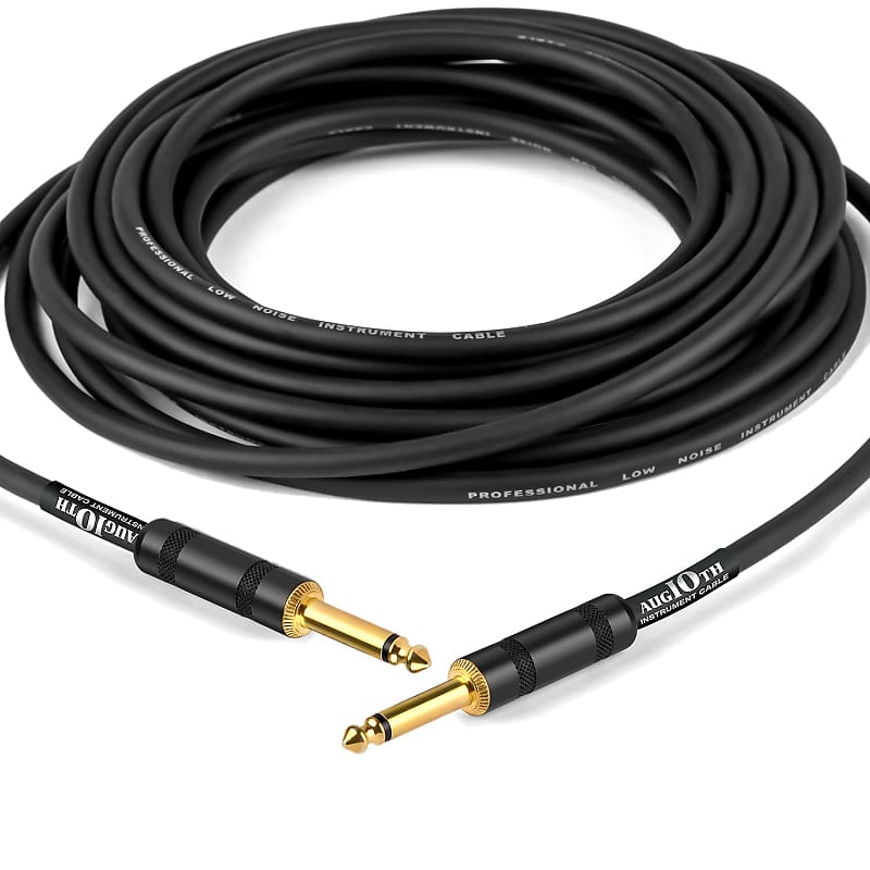 Performance Guitar Cable 25Ft, Electric Instrument Bass Cable | Reverb