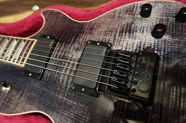 Gibson Les Paul Standard 2016 Flame Maple Top Trans Black / | Reverb