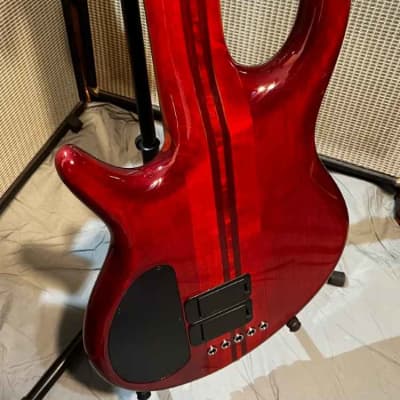 Carvin Icon IC5 -5 String Bass Guitar 2010 - Ruby Red | Reverb