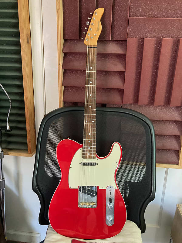 Fernandes TE2 Telecaster '90s - metallic red MIJ w/HSC | Reverb