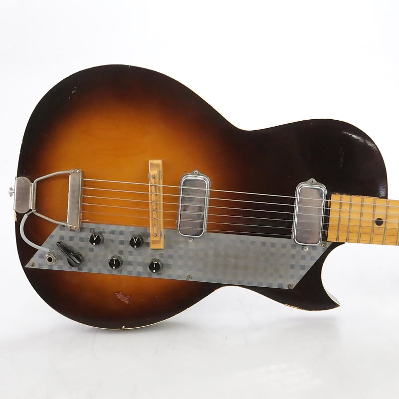 Kay Value Leader Sunburst Electric Guitar Owned By David | Reverb