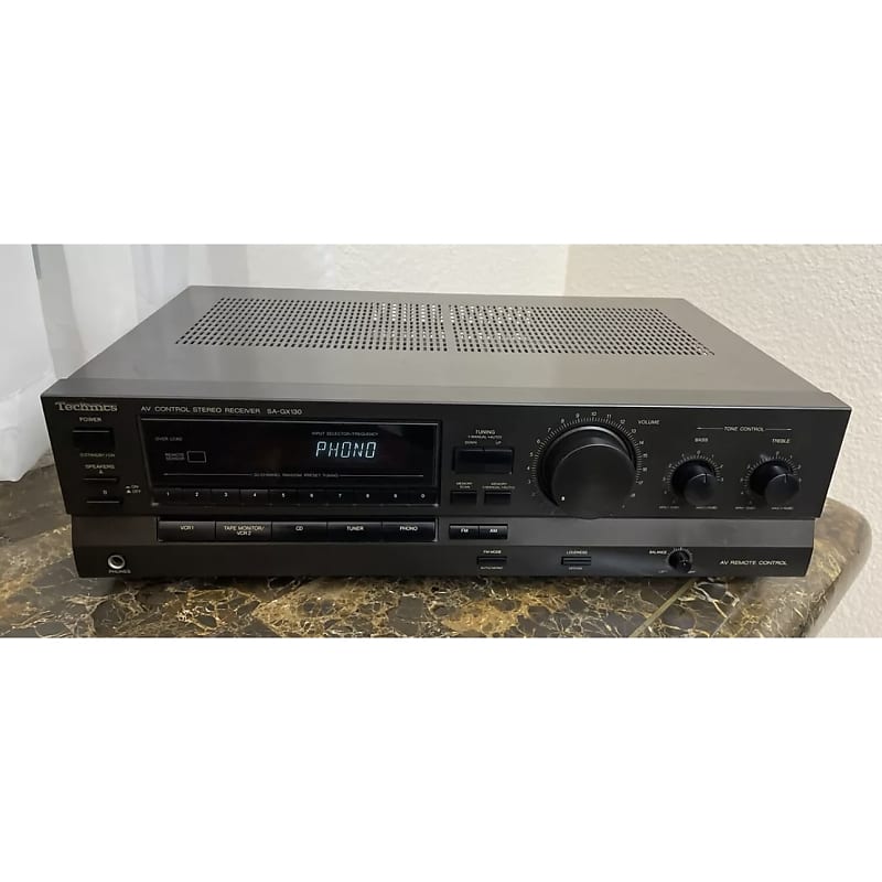 Technics SA-GX130 AV Control Stereo Receiver. W/ Phono Input. | Reverb