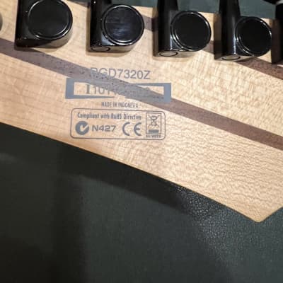 Ibanez Custom RGD 7 string black | Reverb