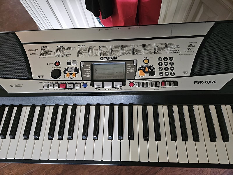 Yamaha PSR-GX76 1990's - black | Reverb