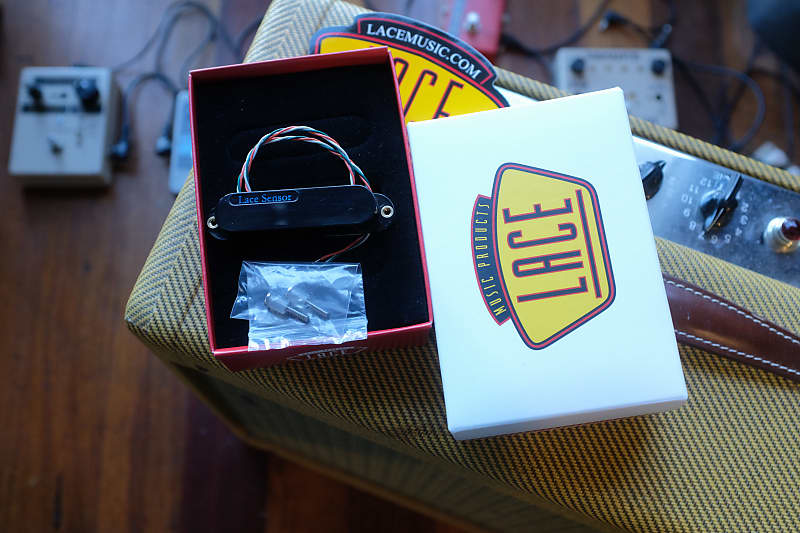 Lace Sensor Pickup, Model: Blue, with Black pickup | Reverb Australia