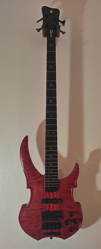 Warwick Vampyre LTD 4 String - Red Quilted Maple - 2005 | Reverb