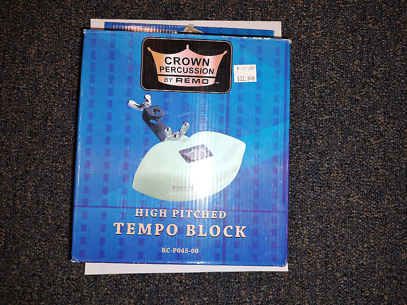 Crown Percussion by Remo RC-P045-00 High Pitched Tempo Block | Reverb