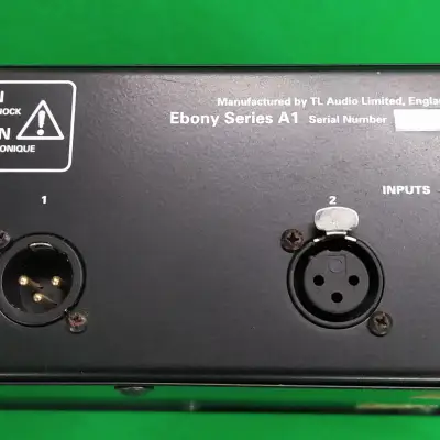 TL Audio Ebony A1 Discrete Class A and Tube Dual Preamp 2015 | Reverb
