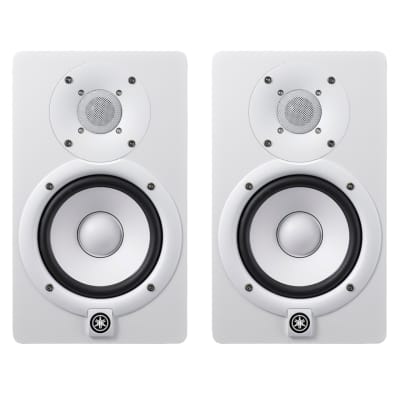 Yamaha HS5 5-Inch Studio Monitor Pair - White - Mint, Open | Reverb