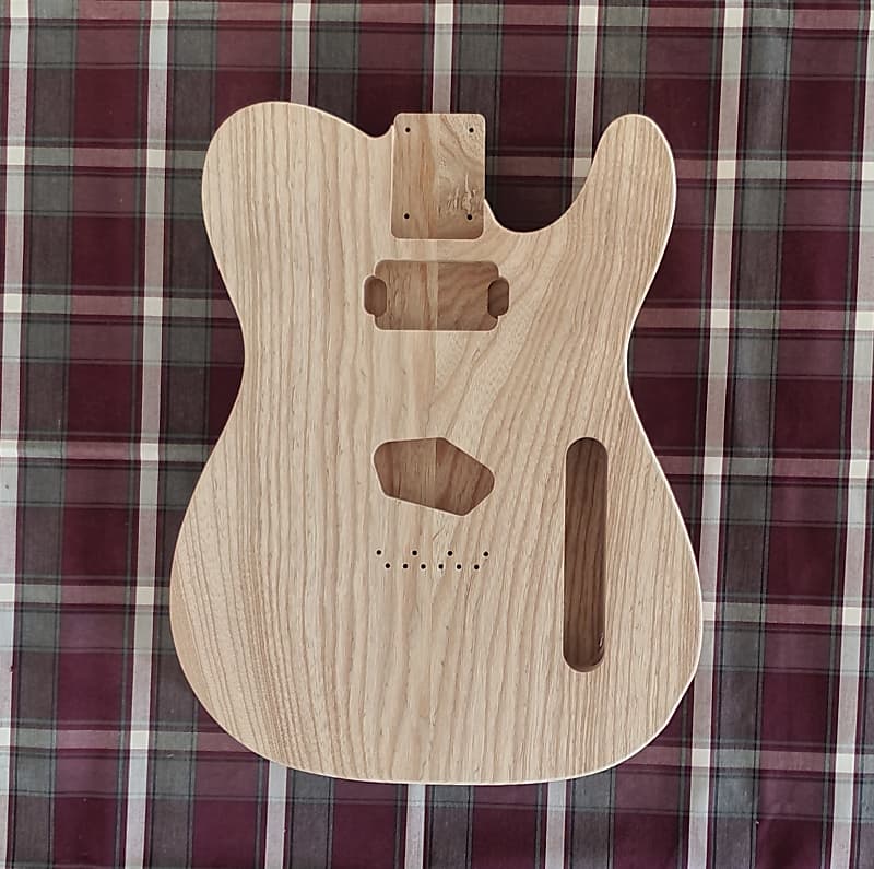 Woodtech Routing 2 pc Swamp Ash Arm & Belly Cut Neck | Reverb