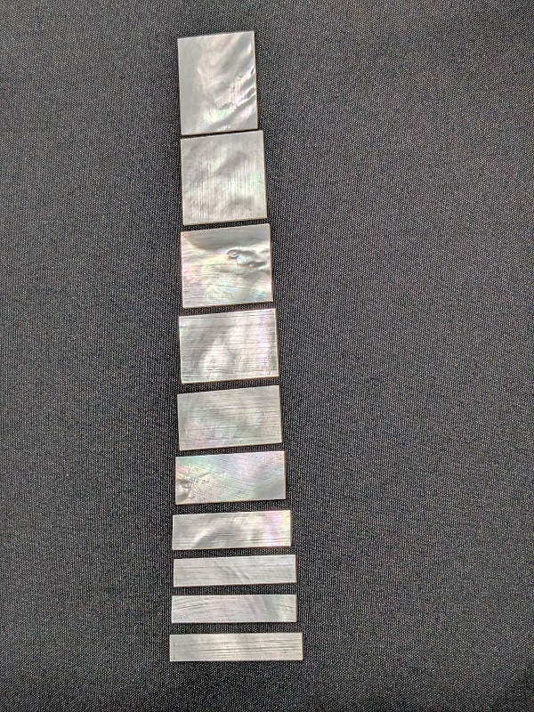 MOP Inlay Set for Gibson Les Paul Custom Mother Of Pearl | Reverb