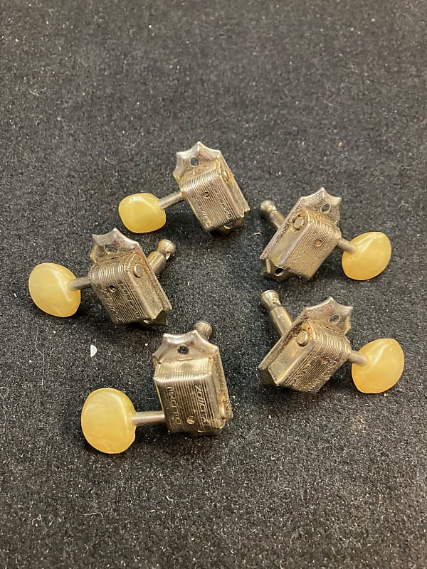 Kluson/ Deluxe- Double Line, 3 per Side, MOP Buttons 1960's - | Reverb