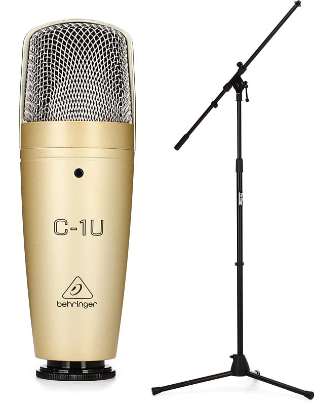 Behringer C-1U Studio Condenser USB Microphone Bundle with | Reverb